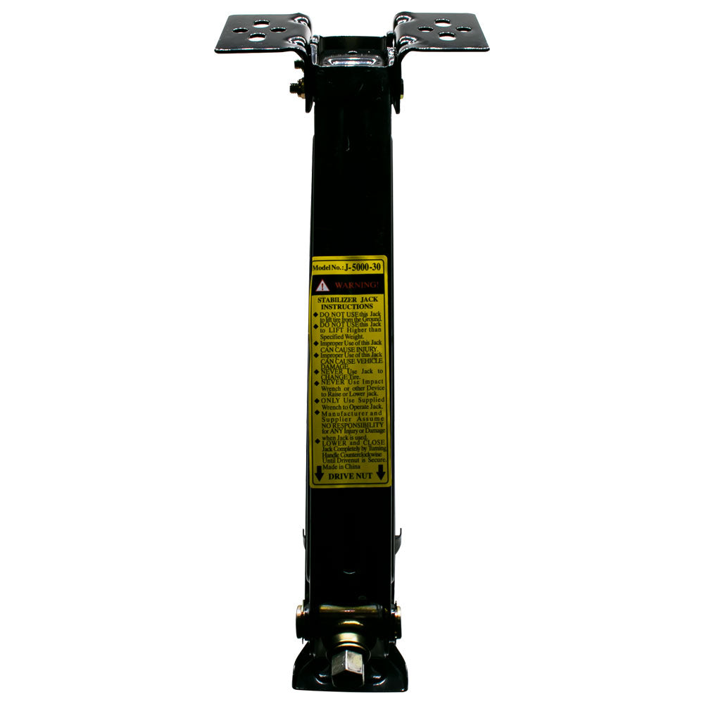 Cobra-Tek J-5000-30 Heavy-Duty Scissor Jack: RV, Camper & Vehicle Lift