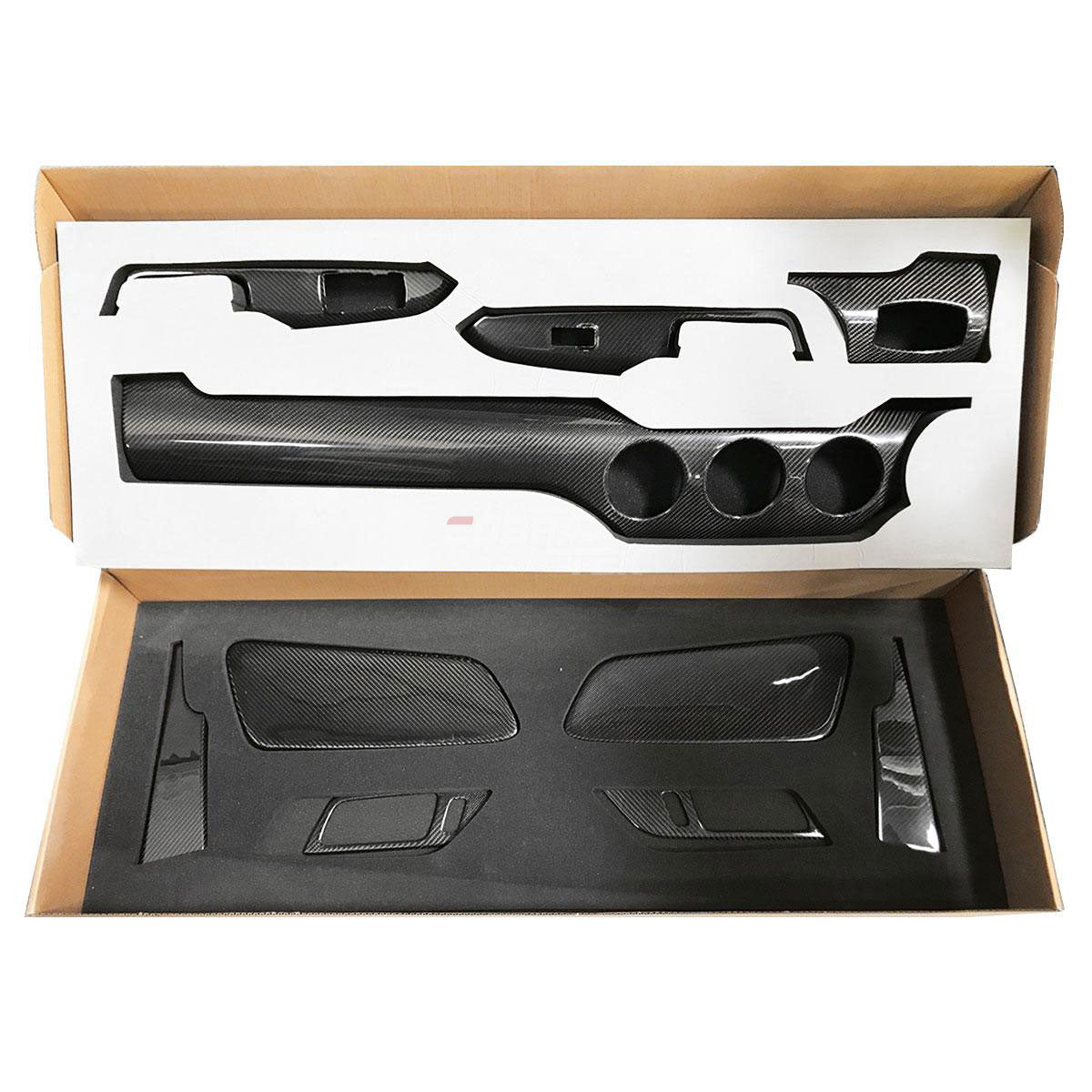 2015-2023 Ford s550 Mustang - Real Carbon Fiber Dashboard Center Dash ...