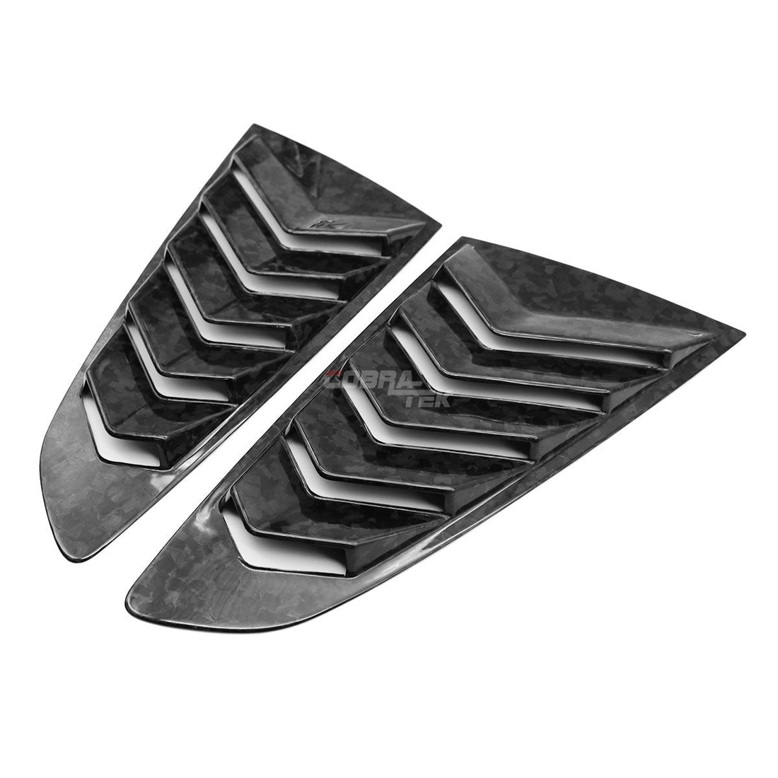 2015-2023 Ford s550 Mustang - Real Carbon Fiber Window Louver Type B ...